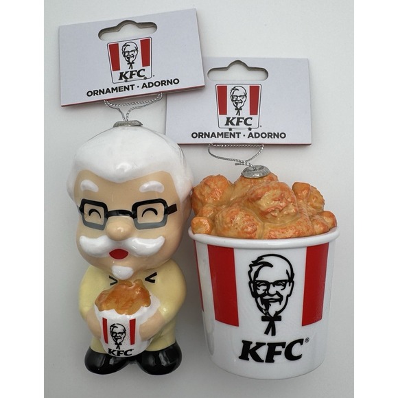 Ruz | Holiday | Kfc Bucket Of Chicken Colonel Sanders Plastic Christmas ...